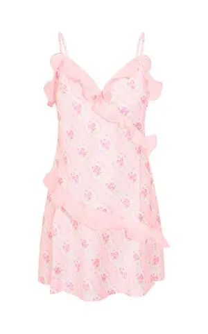 LoveShackFancy Mini Lomina Tween Dress - Pink