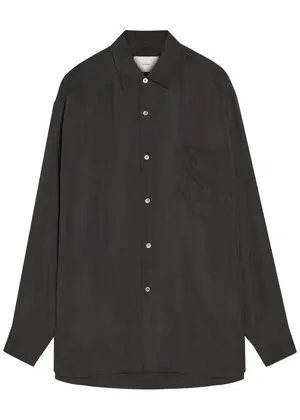 SSSTEIN Oversized Cupro Fibril Shirt