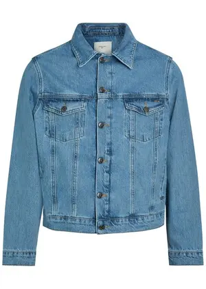 PERCIVAL Western Denim Jacket - Light Blue