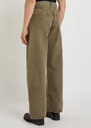 SSSTEIN Deformation Barrel-leg Jeans