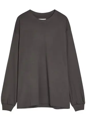 SSSTEIN Oversized Long-sleeve Wool T-shirt