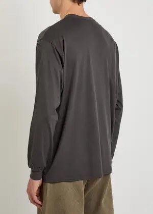 SSSTEIN Oversized Long-sleeve Wool T-shirt