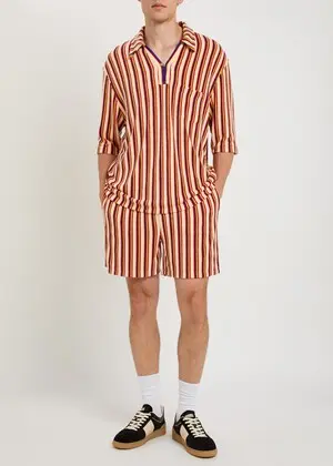 Valentino Garavani Striped Terry Shorts