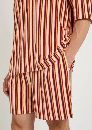 Valentino Garavani Striped Terry Shorts