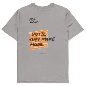ANCHOR & CREW Heather Limited Edition Annotations Organic Cotton T-shirt - Grey