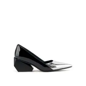 United Nude Black / Silver Ricky Pump Mid Silver + Black