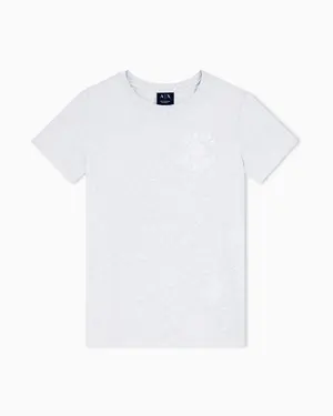 Armani Exchange Regular Fit Cotton Jersey T-shirt - Grey