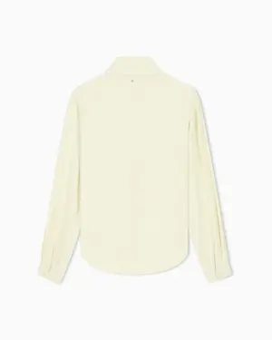Armani Exchange Slim-fit Viscose Crepe Shirt