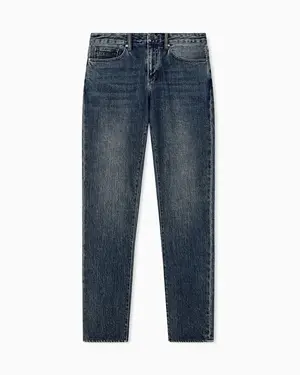 Armani Exchange Slim Fit Stretch Denim Jeans - Blue