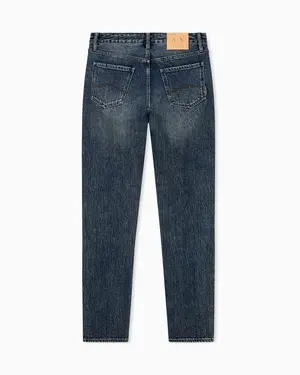 Armani Exchange Slim Fit Stretch Denim Jeans - Blue