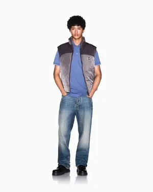 Armani Exchange Sleeveless Padded Blouson Jacket