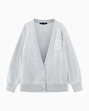 Armani Exchange Knitted Cotton Cardigan