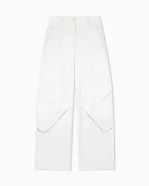 Armani Exchange Crinkle Nylon Down-padded Oversized Trousers