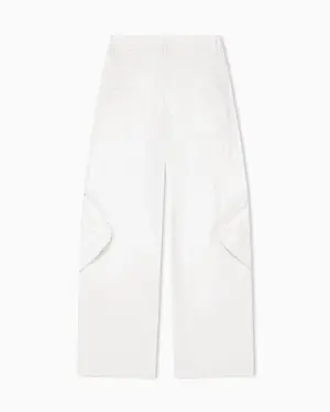 Armani Exchange Crinkle Nylon Down-padded Oversized Trousers