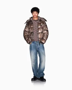 Armani Exchange Pullover In Viscose Blend - Brown