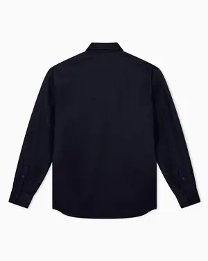 Armani Exchange Blouson Jacket In Stretch Viscose Blend