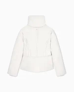 Armani Exchange Down Jacket In Crinkle Nylon