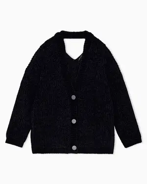 Armani Exchange Textured Knit Cardigan