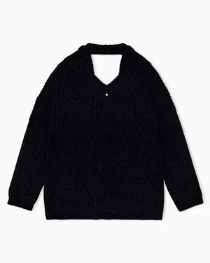 Armani Exchange Textured Knit Cardigan