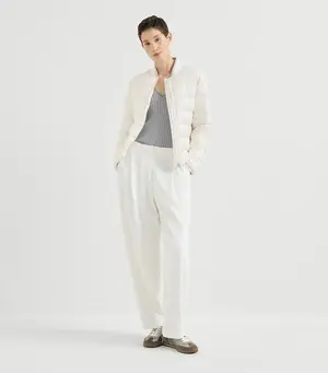 Brunello Cucinelli Cotton Ribbed V-neck Sweater