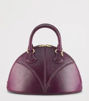 BVLGARI Small Leather Marquise Top-handle Bag