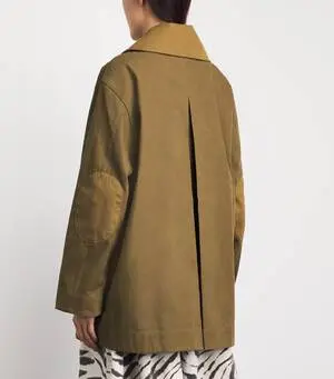 GANNI Cotton Canvas Workwear Jacket