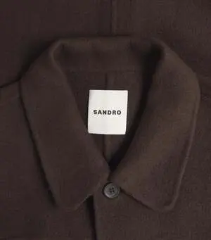 Sandro Wool-blend Double-face Jacket