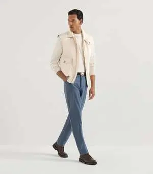 Brunello Cucinelli Virgin Wool Slim Trousers