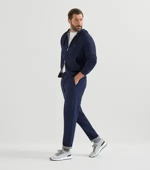 Brunello Cucinelli Chiné-knit T-sole Sneakers