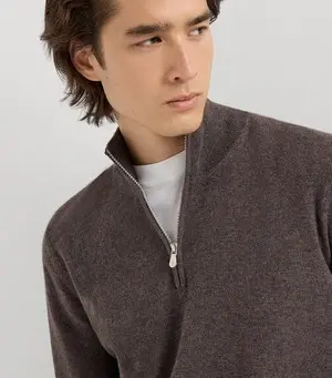 Brunello Cucinelli Cashmere Quarter-zip Sweater