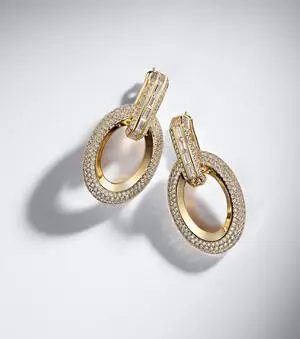 Messika Groove 18kt Drop Earrings With Diamonds