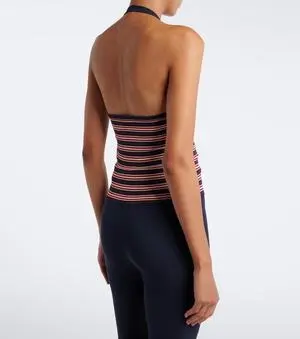 Faithfull The Brand Dorris Striped Cotton-blend Top