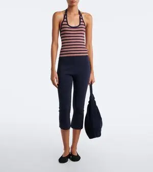 Faithfull The Brand Dorris Striped Cotton-blend Top