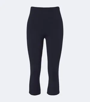 Faithfull The Brand Leandra Cotton-blend Capri Pants - Blue