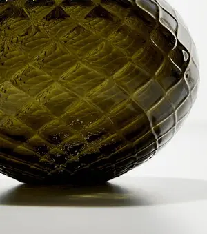 VENINI Monofiori Balloton Small Murano Glass Vase - Green