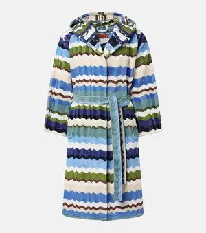 Missoni Eva Hooded Cotton Terry Bathrobe - Multicoloured