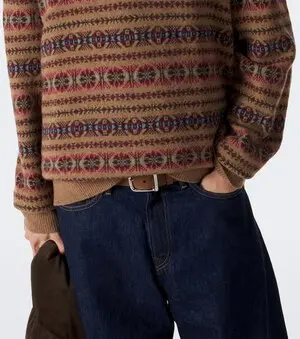 Polo Ralph Lauren Fair Isle Wool Half-zip Sweater