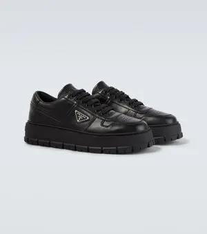Prada Leather Sneakers