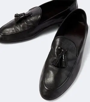 THE ROW Caden Leather Loafers