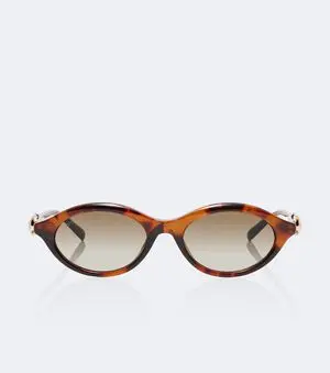 Gucci Horsebit Round Sunglasses - Brown