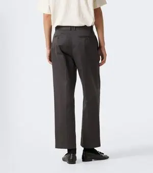 THE ROW Nesper Pleated Straight Pants