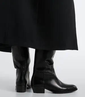 JUDE Leather Knee-high Boots