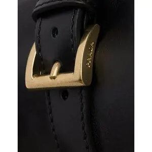 Prada Buckle Leather Ankle Boots