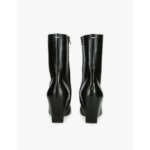 MAISON MARGIELA Heel Less Leather Ankle Boots