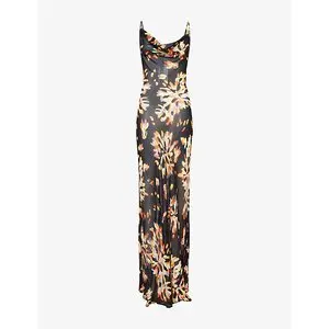 RAT AND BOA Catarina Floral-print Georgette Maxi Dress - Multi