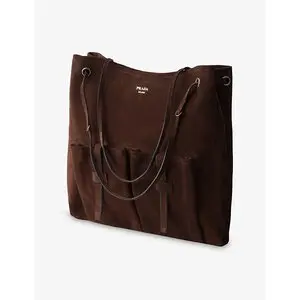 Prada Route Large Suede Bag