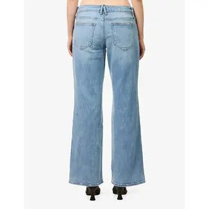 Good American Vintage Low-rise Loose Wide Leg Jeans