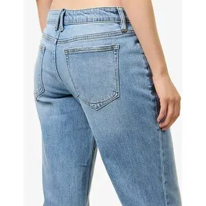 Good American Vintage Low-rise Loose Wide Leg Jeans