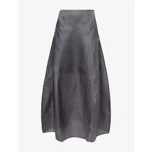 RUOHAN Cocoon Silk Maxi Skirt
