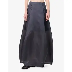 RUOHAN Cocoon Silk Maxi Skirt